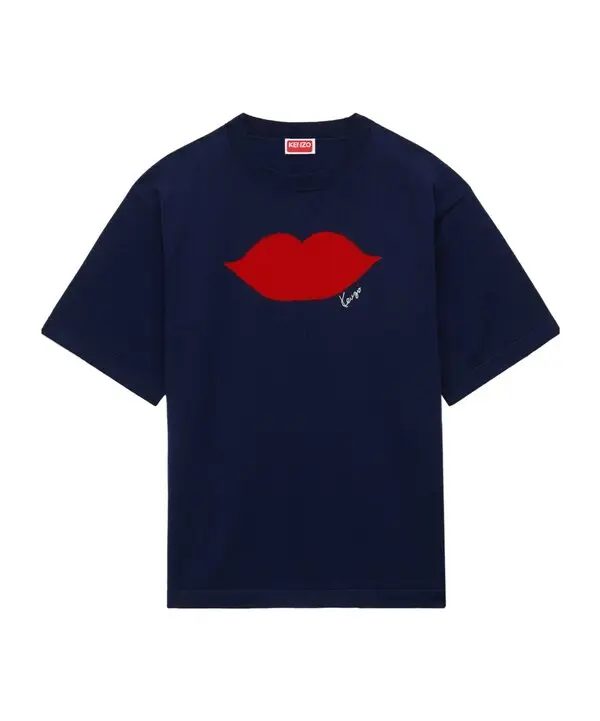 Kenzo Loves' Knitted T-shirt In Wool Cotton