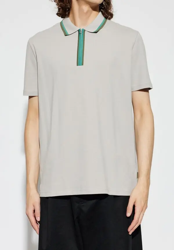 Paul Smith Zip Placket Polo Shirt