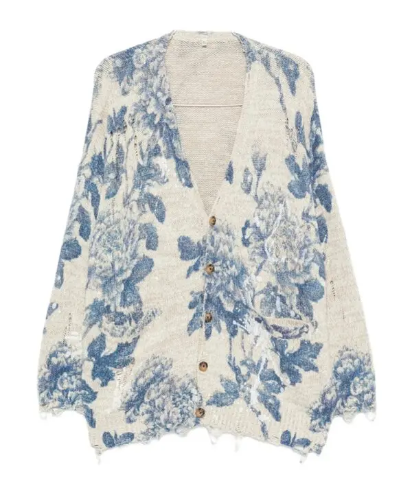 R13 V-neck Cardigan