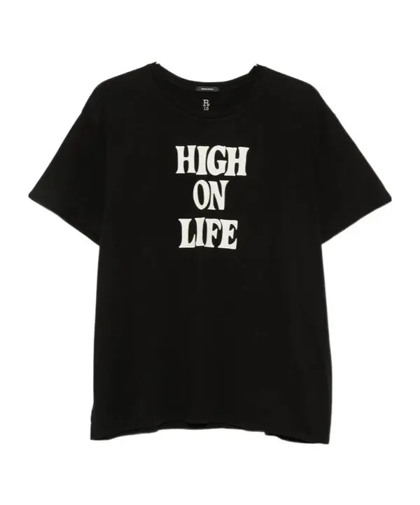 R13 Slogan-print T-shirt