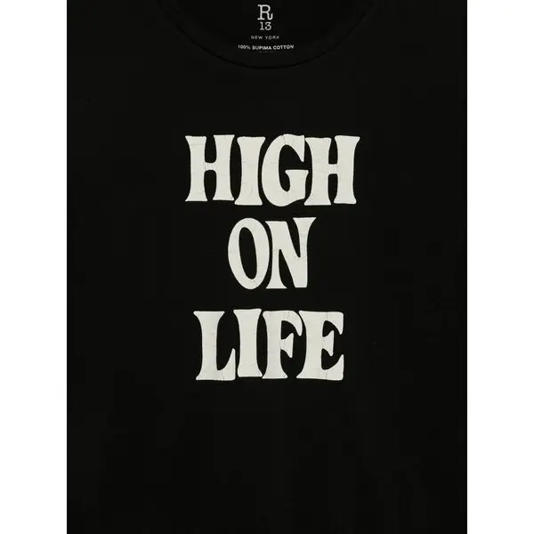 R13 Slogan-print T-shirt