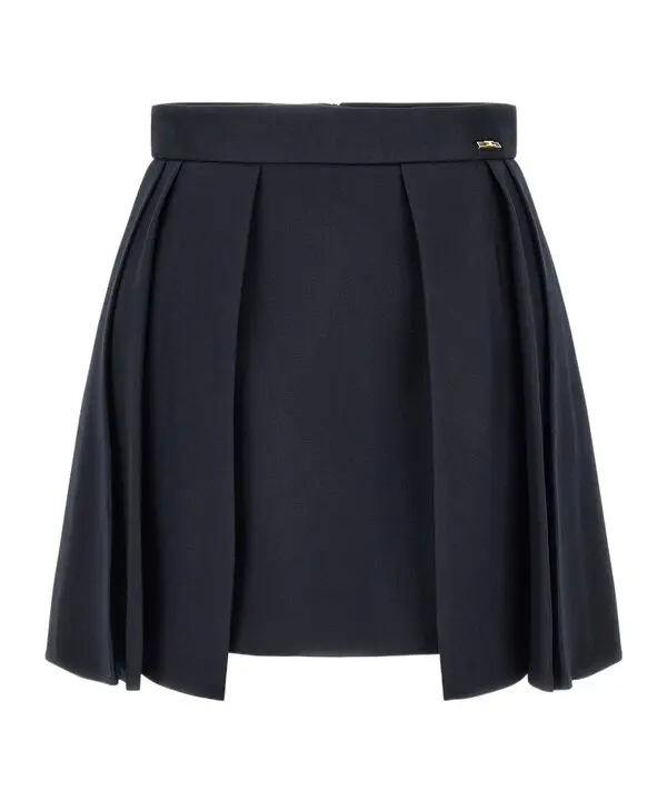 Elisabetta Franchi Cool Wool Miniskirt