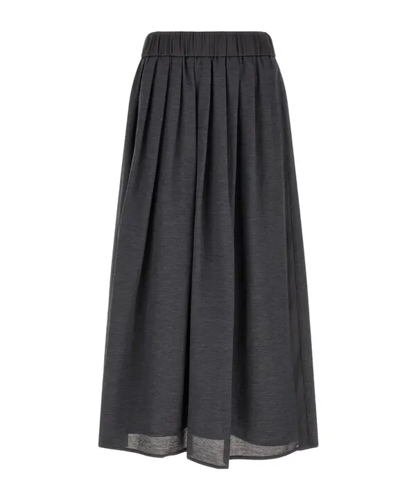 Peserico Pleated Midi Skirt