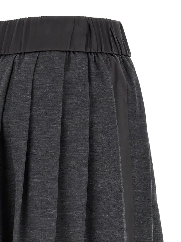 Peserico Pleated Midi Skirt