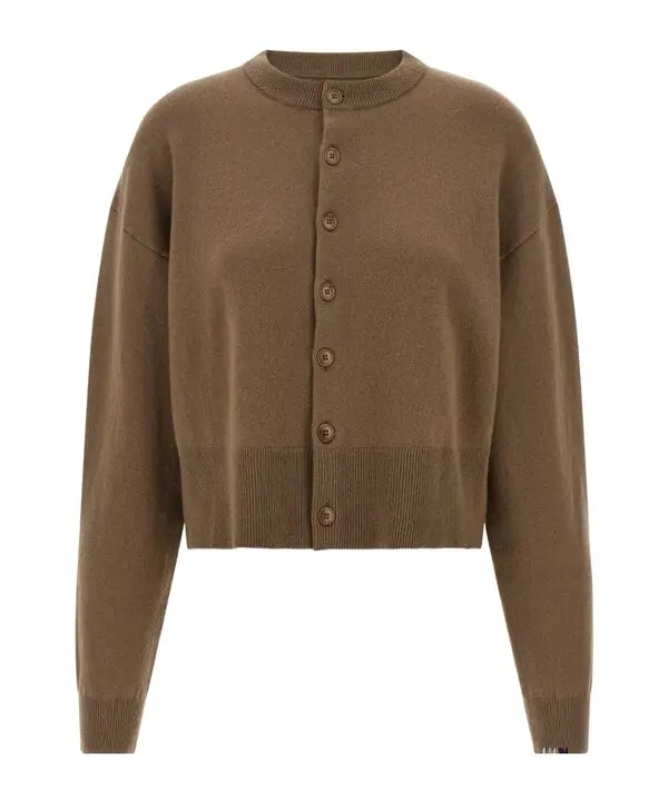 Extreme Cashmere Crew-neck Cardigan