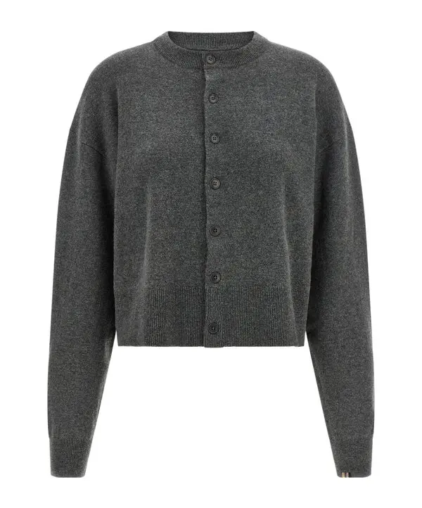 Extreme Cashmere Long-sleeve Cardigan