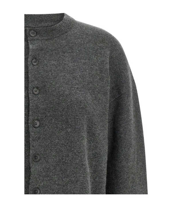 Extreme Cashmere Long-sleeve Cardigan