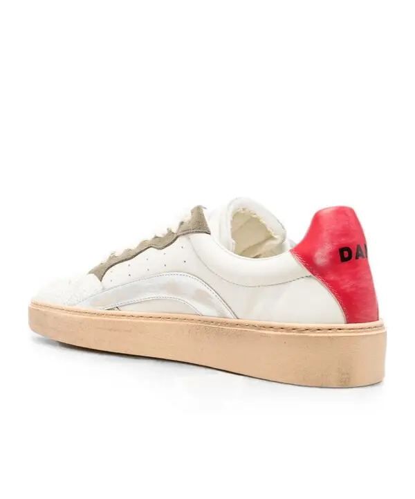 Dsquared2 Cracked-effect Panelled Sneakers