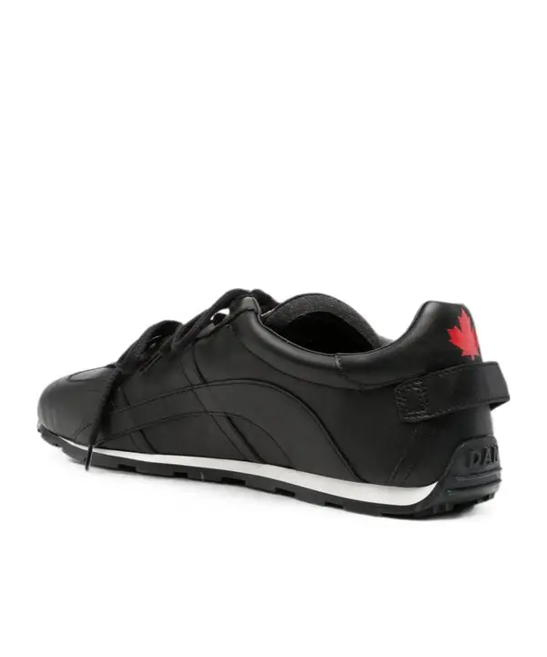 Dsquared2 Maple-leaf Leather Sneakers
