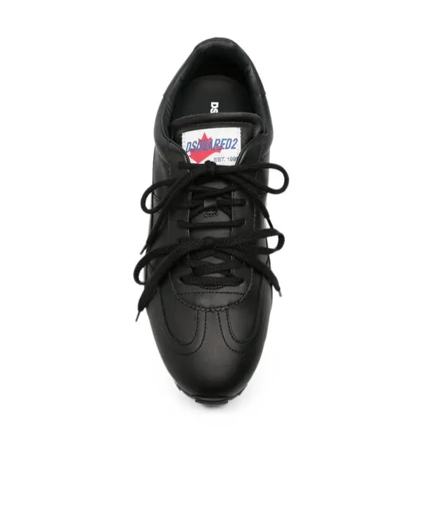 Dsquared2 Maple-leaf Leather Sneakers