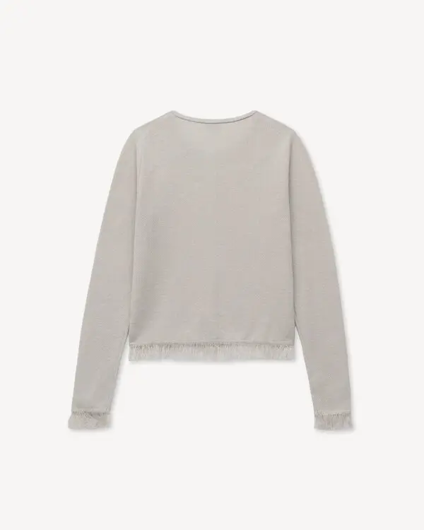 Kenzo Sounds' Embroidered Cardigan In Cotton Linen