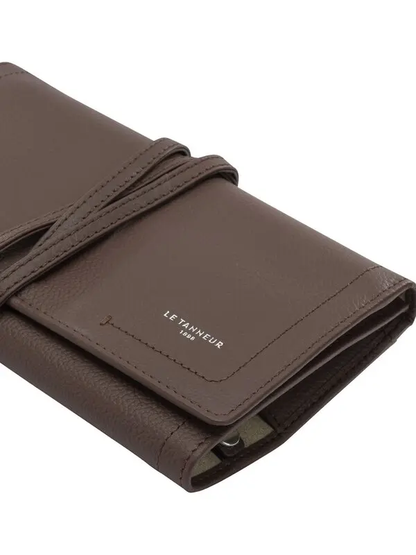 LE TANNEUR Wrap Jewelry Pouch