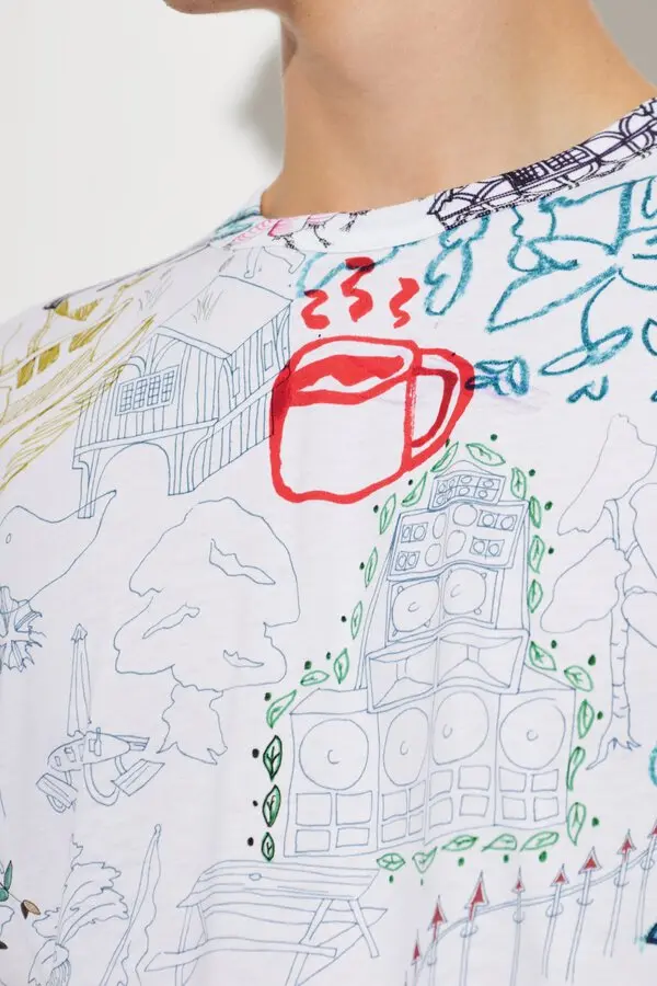 Paul Smith Sketch Print T-shirt