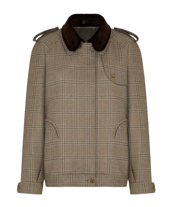 BLAZÉ MILANO Saona Chausie Check-pattern Jacket