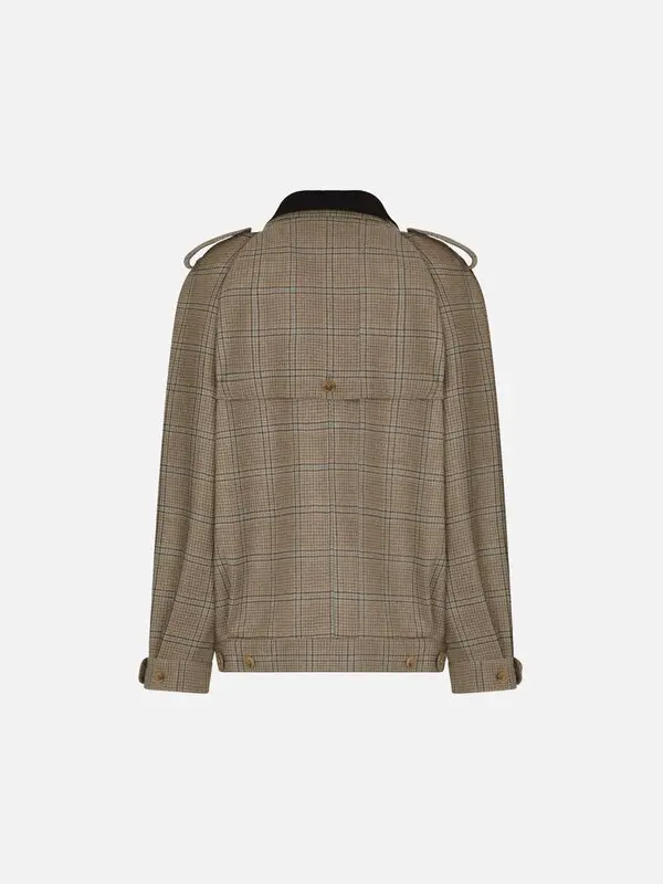 BLAZÉ MILANO Saona Chausie Check-pattern Jacket