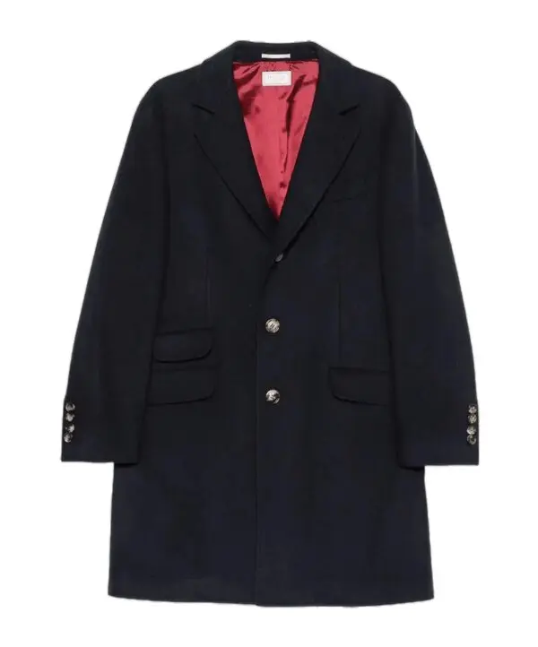 Brunello Cucinelli Collared Long-sleeved Coat