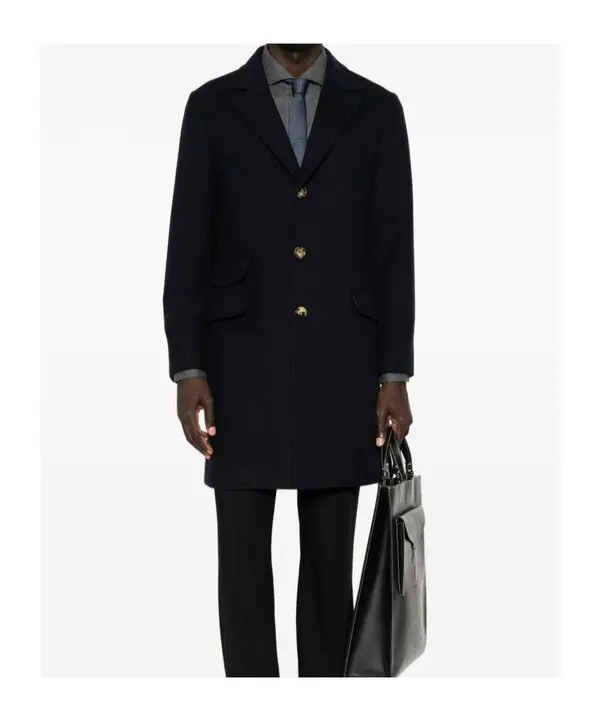 Brunello Cucinelli Collared Long-sleeved Coat