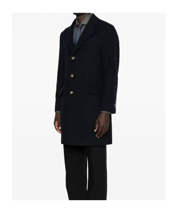 Brunello Cucinelli Collared Long-sleeved Coat