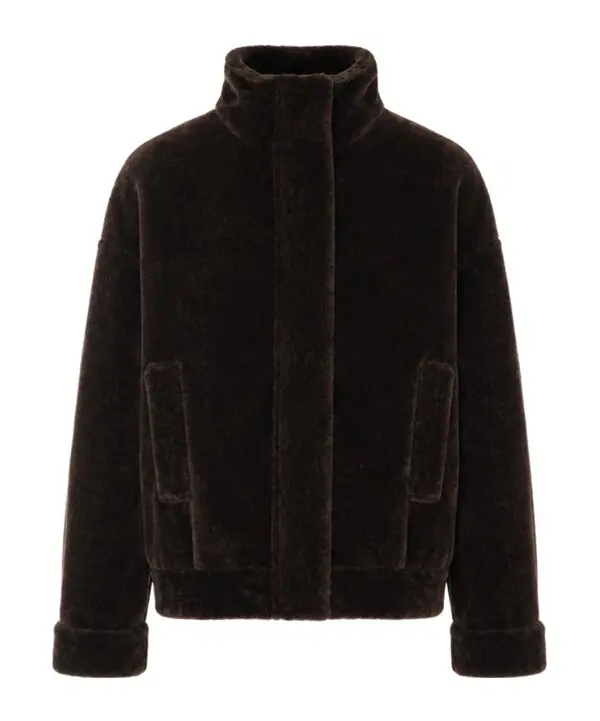 ARMA Paula High-neck Shearling Jacket