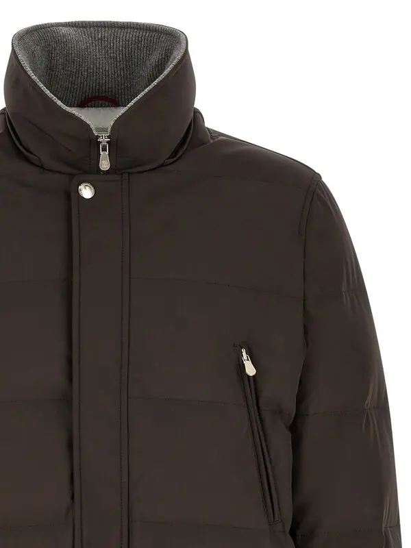 Brunello Cucinelli Quilted Hooded Parka