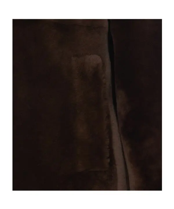 BLANCHA Zip-up Shearling Jacket