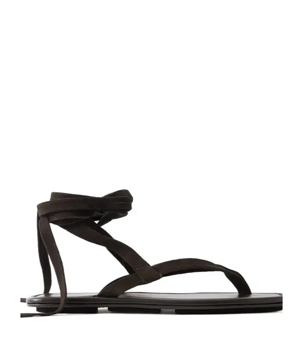 ST. AGNI Flat Ankle Strap Sandals