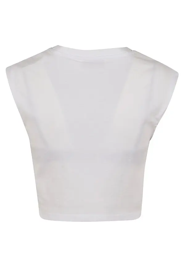 Elisabetta Franchi Sleeveless Round Neck T-shirt