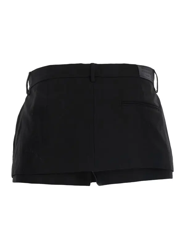 Acne Studios Pleated Wrap Skort