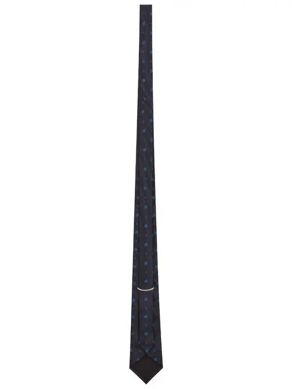 Saint Laurent Pointed Tie - Black