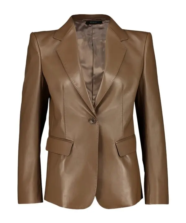 TOM FORD Guanteria-leather Single-breasted Jacket