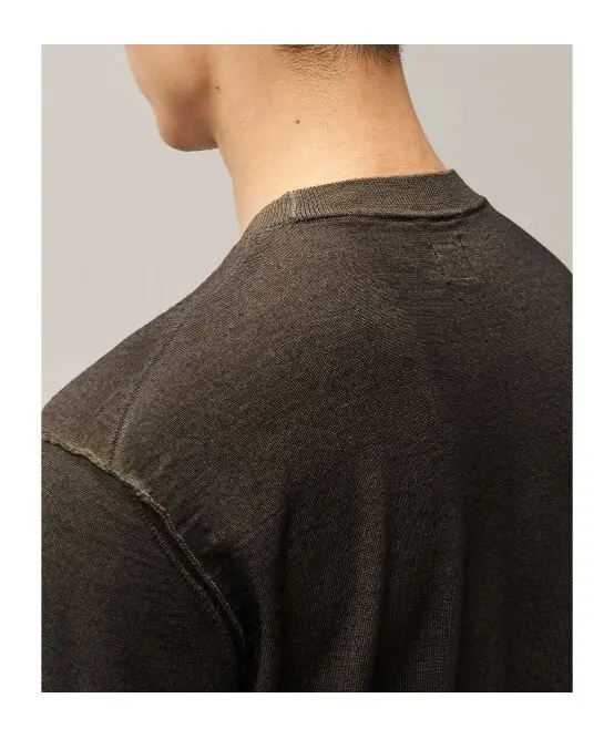 C.P. COMPANY Merino Wool Re-colour Lens Crewneck Sweater
