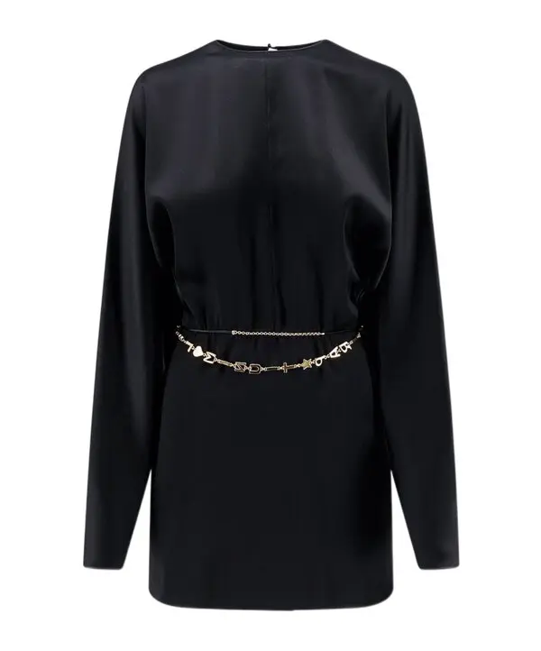 Saint Laurent Long Sleeve Dress