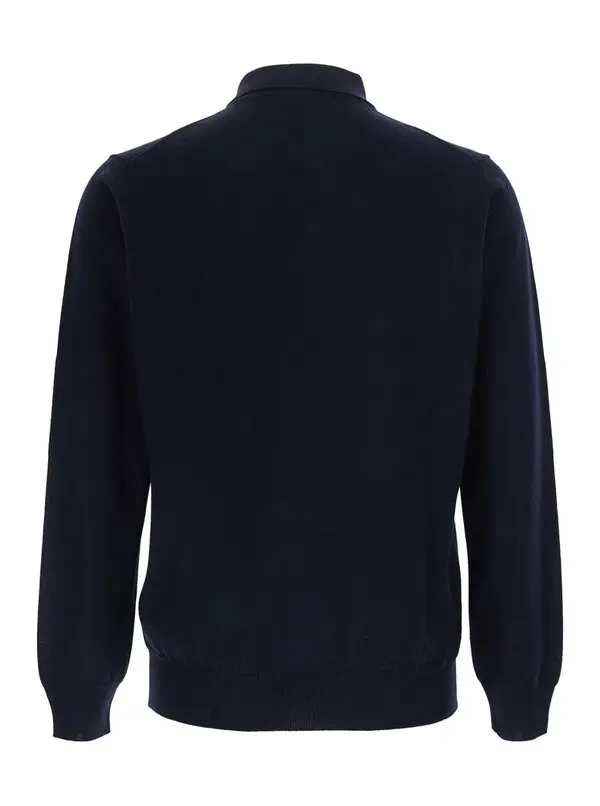KANGRA Long-sleeve Polo-collar Sweater