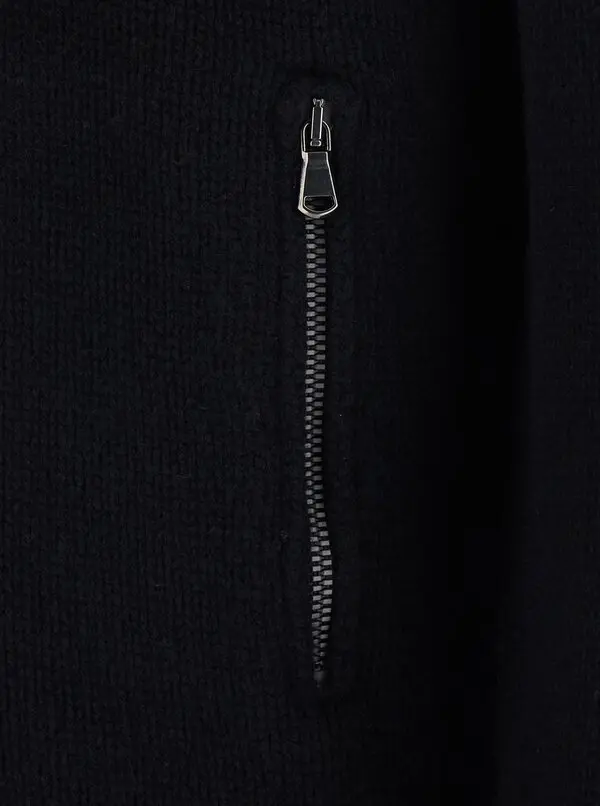 KANGRA Long-sleeve Zip-up Cardigan
