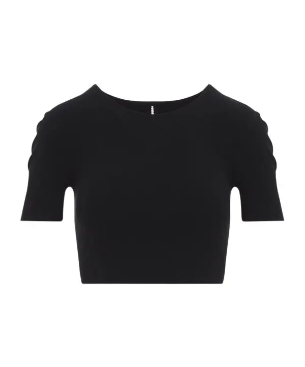 Wolford Seamless Short-sleeved Cropped T-shirt