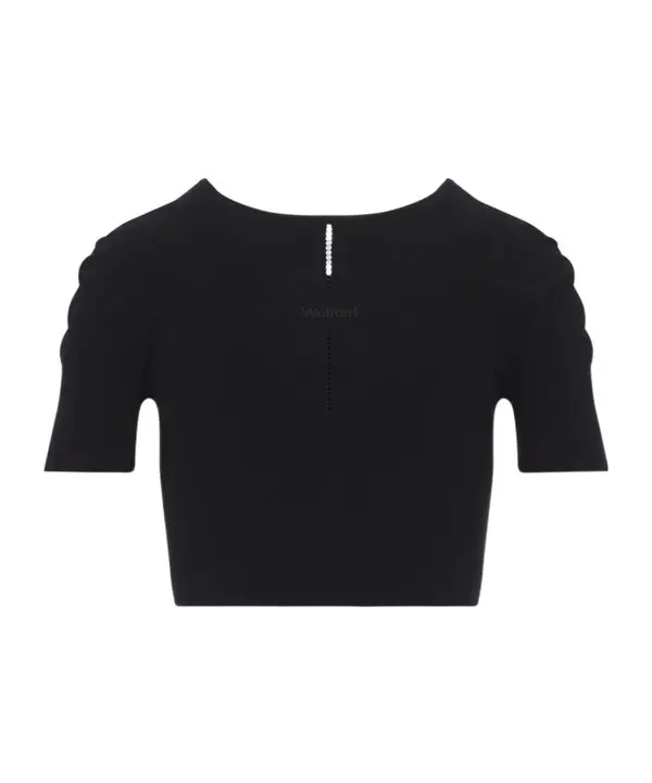 Wolford Seamless Short-sleeved Cropped T-shirt