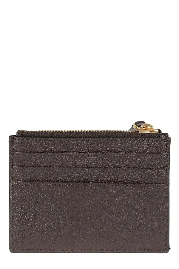 Valentino Garavani Vlogo Signature Zip-up Card Holder