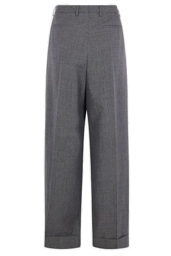 Valentino Garavani Turn-up Hem Straight Hem Pants