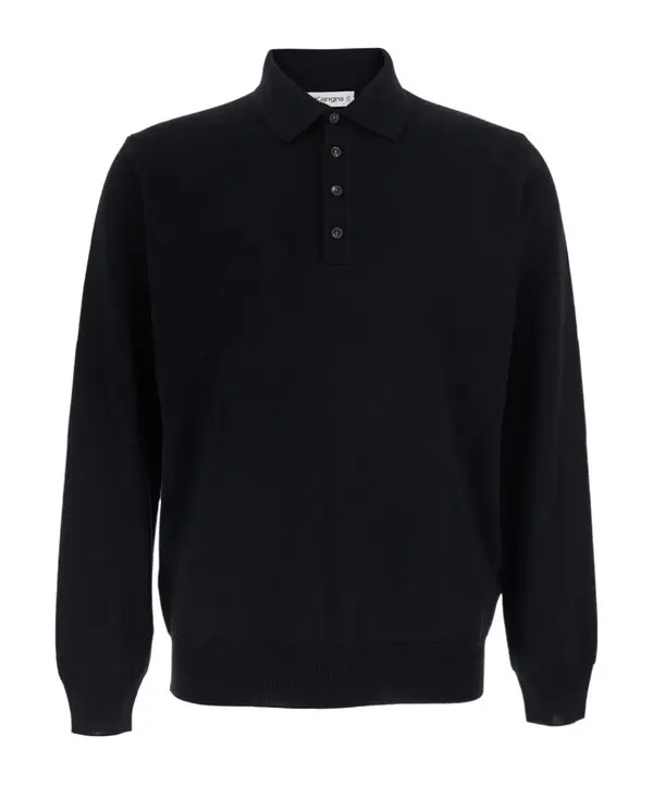 KANGRA Long-sleeve Polo-collar Sweater