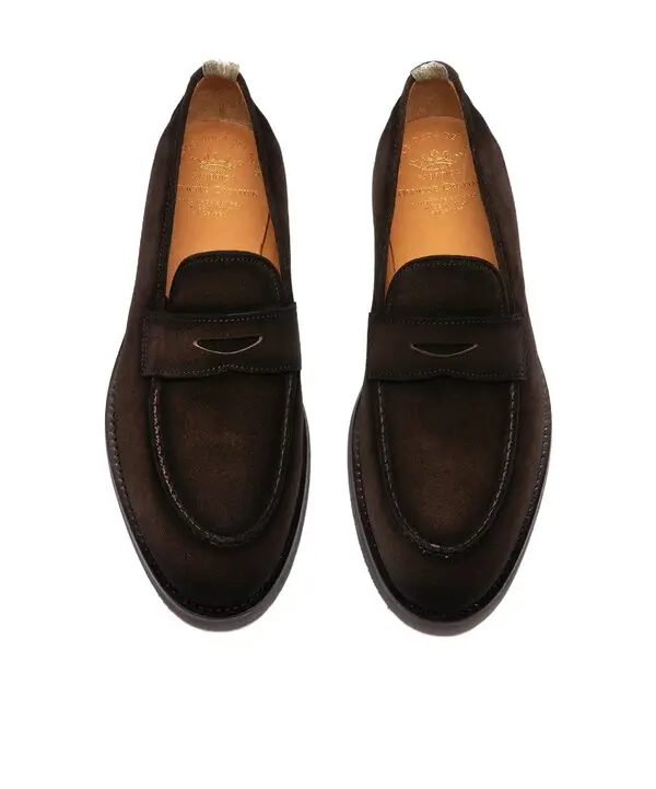 Officine Creative Suede Penny Loafers