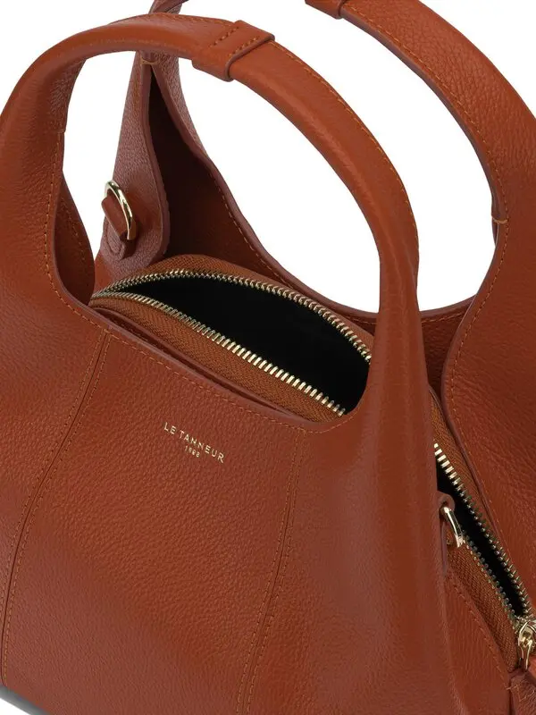 LE TANNEUR Curved Handle Tote Bag