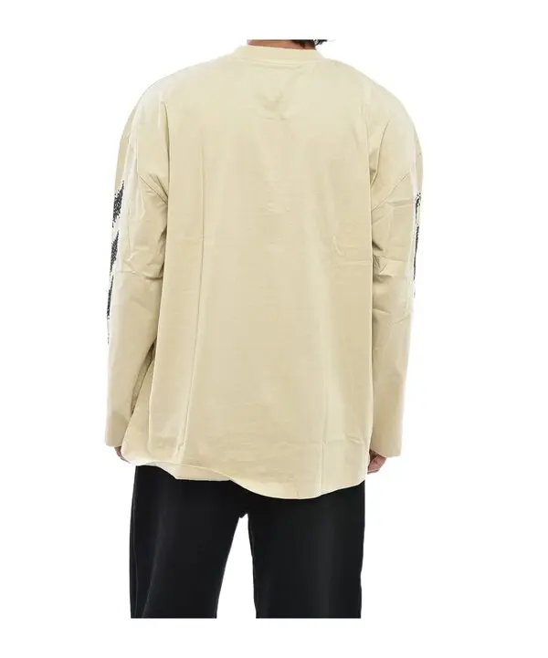 Off-White Logo-embroidered Long-sleeved T-shirt