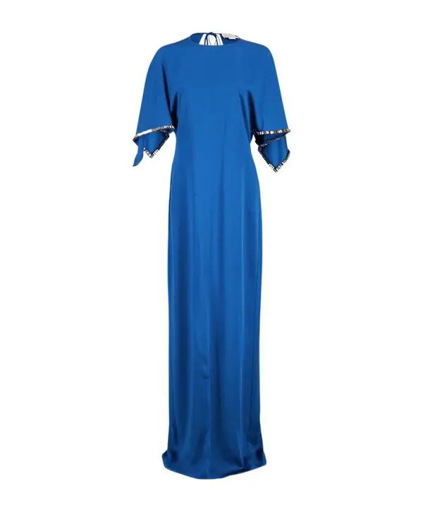 Stella McCartney Embellished Handkerchief Maxi Dress
