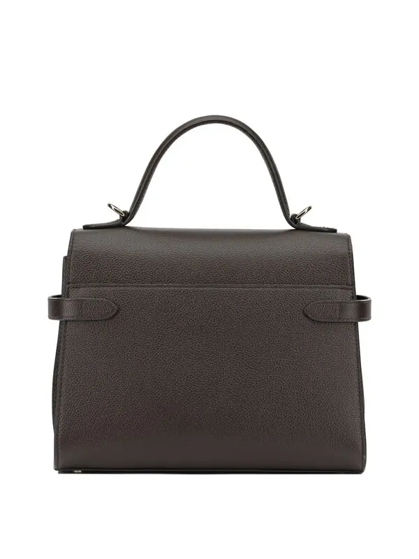 LE TANNEUR Structured Top Handle Shoulder Bag