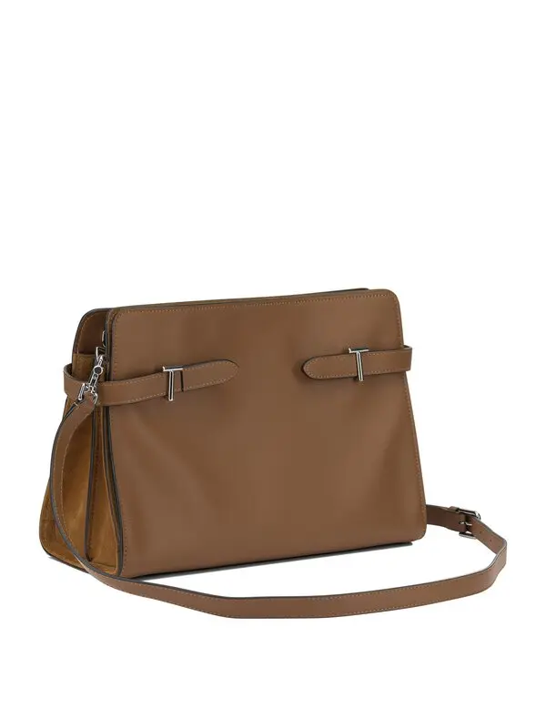 LE TANNEUR Belted Shoulder Bag