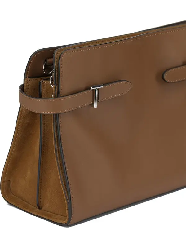 LE TANNEUR Belted Shoulder Bag