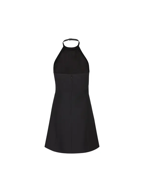 Valentino Garavani Bow Embellished Halterneck Dress