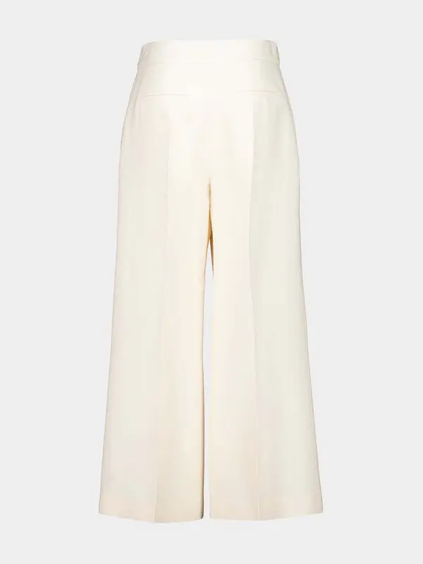 Valentino Garavani Pressed-crease Trousers