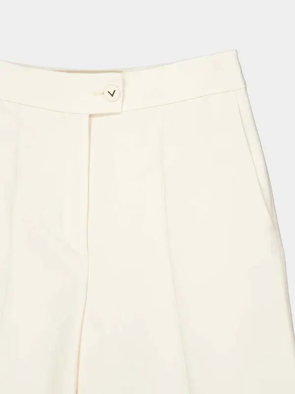 Valentino Garavani Pressed-crease Trousers