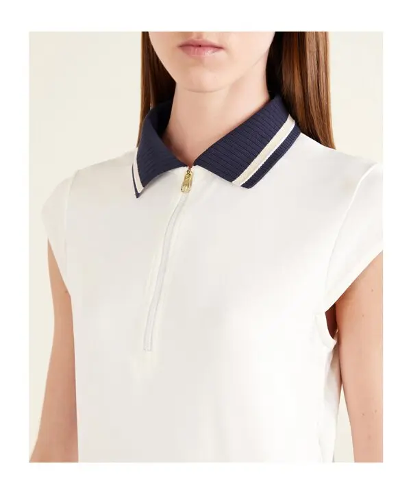 Varley Pleated Pointelle-jersey Dress